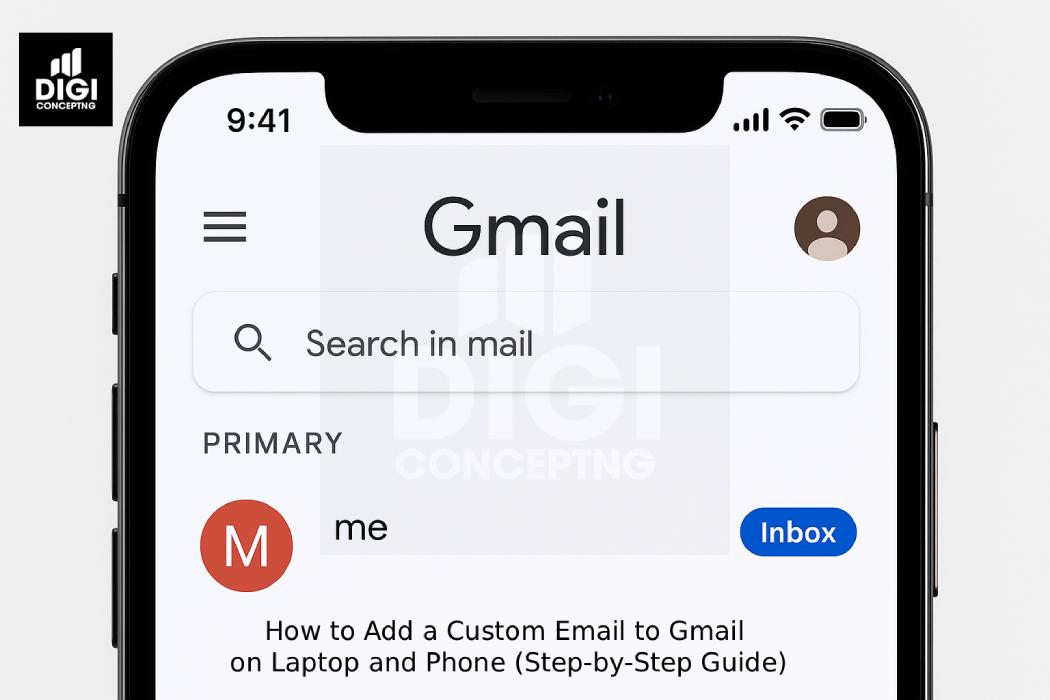 How to Add a Custom Email to Gmail on Laptop and Phone (Step-by-Step ...